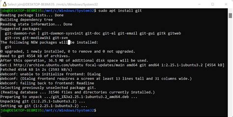 jan david narkiewicz developer wsl 2 0 setting up git on a windows subsystem for linux wsl