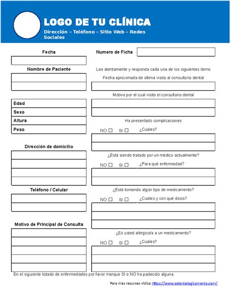 Total 54 Imagen Modelo De Historia Clinica Odontologica Pdf Abzlocal Mx