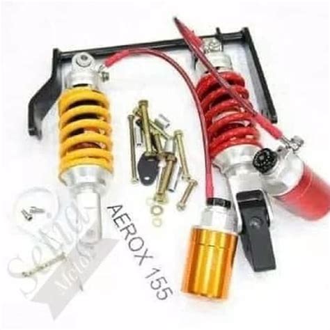 Jual Mono Shock Tabung Pisah NUI Yamaha Aerox 155 Shockbreaker Breket