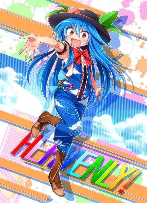 Hinanawi Tenshi Tenshi Hinanawi Touhou Project Touhou