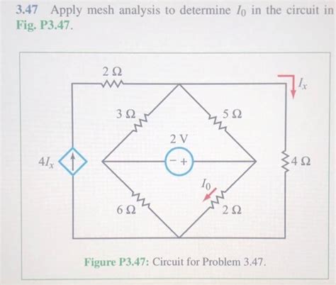 Solved Apply Mesh Analysis To Determine I In The Chegg