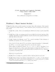 CS331 Fall 2020 Assignment 3 Pdf CS 331 Algorithms And Complexity