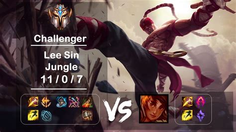 Jungle Lee Sin Vs Taliyah KR Challenger Patch 12 18 YouTube