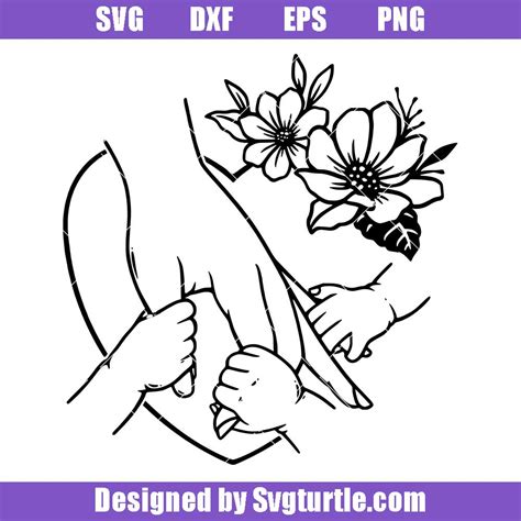 Mom And Baby Holding Hands Cover Photo