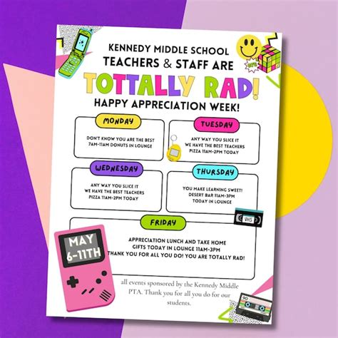 S Teacher Appreciation Week Tags Etsy