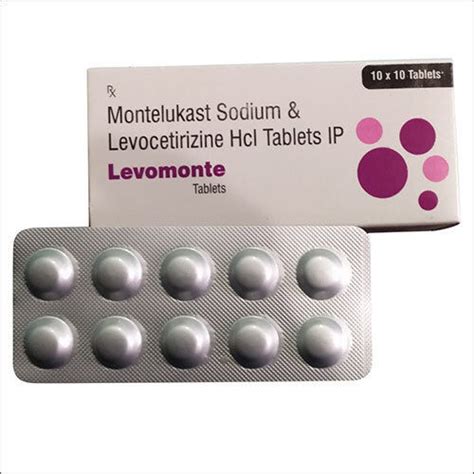 Montelukast Sodium And Levocetirizine Hcl Tablets At Best Price In