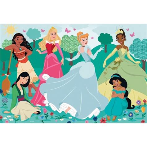 Clementoni Disney Princess Supercolor Princess 104 Maxi Pieces Jigsaw