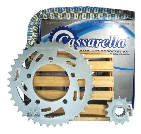 Kit Arrastre Suzuki Gixxer Cadena Dorada Cassarella Env O Gratis
