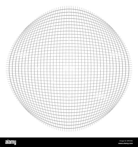 Orb Sphere Of Lines Round Globular Spheric Grid Mesh Ball Shaped