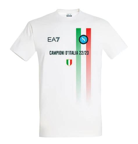 Napoli 2023 24 Campioni D Italia T Shirt White Model 2319927 Napoli