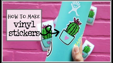 How To Make Vinyl Stickers YouTube