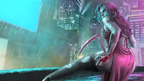 Cyberpunk Girl Cyborg K Wallpaper Pc Desktop