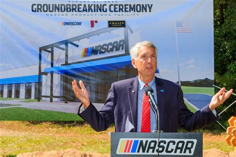 NASCAR Hosts Groundbreaking Ceremony For New Productions Facility