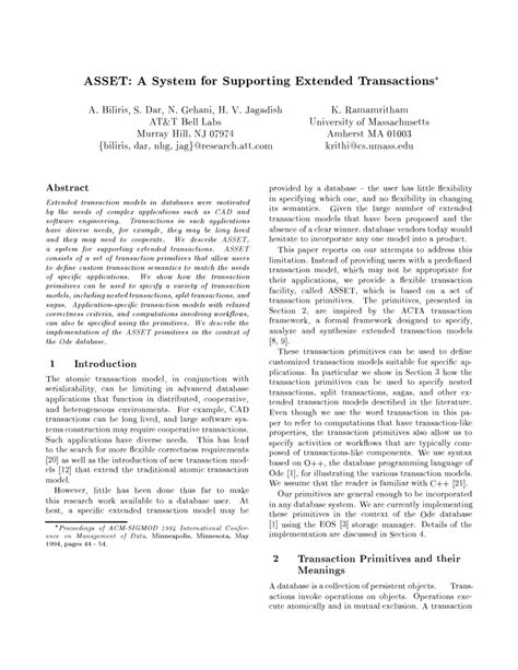 pdf asset a system for supporting extended transactions