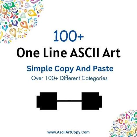 One Line Ascii Art Simple Copy And Paste