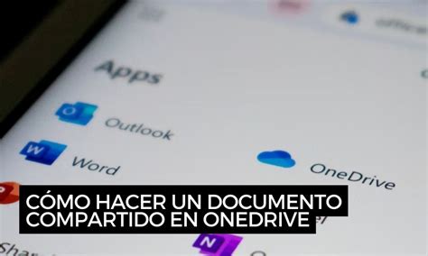 Cómo hacer un documento compartido en OneDrive