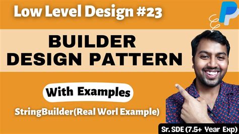 23 builder design pattern with examples lld low level design interview question system