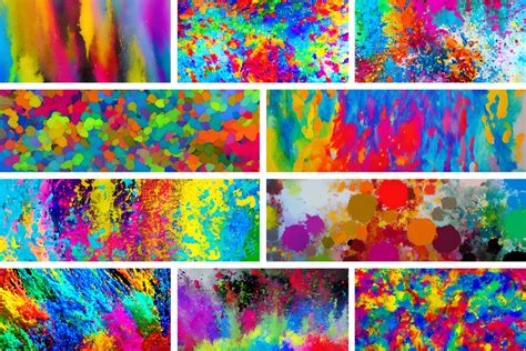 Colors Splash Background Graphic By Soulluc Creations Creative Fabrica