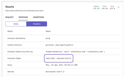 XML View For Request And Response Body