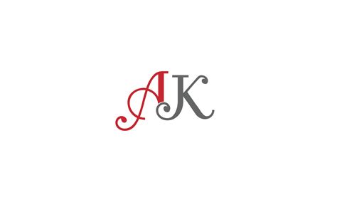 Alphabet Letters Initials Monogram Logo AK KA A And K 12790504 Vector