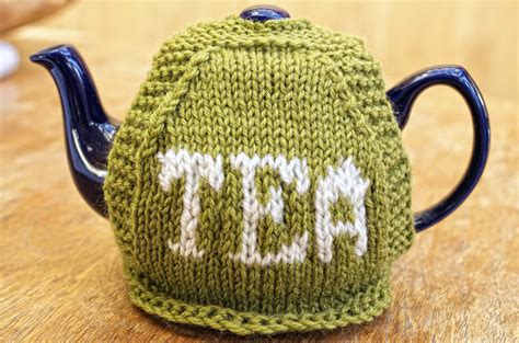 Intermediate Knitting Kit TEA Tea Cosy Charlie Button Knit Kits