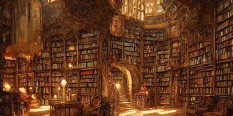 Enchanted Book In An Old Library James Gurney Stable Diffusion