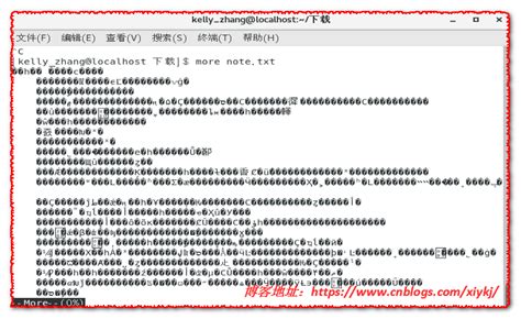 linux 中 vim more cat tail head 命令查看文件显示乱码 凡是過往；皆為序章 博客园