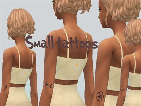 The Sims Resource Small Tattoos