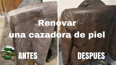 Como Renovar Una Chaqueta De Cuero Facil YouTube