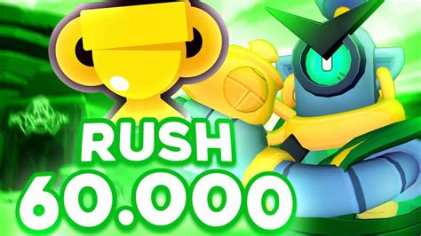 RUSH NANI SILVER RANG 30 60K Live Brawl Stars FR YouTube