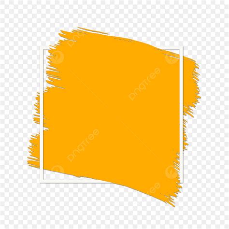 Paint Brush Stroke Clipart Hd PNG Yellow Brush Stroke Abstract Texture