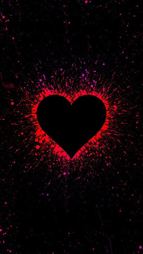 Details 100 Red Heart Black Background Hd Wallpaper Abzlocal Mx