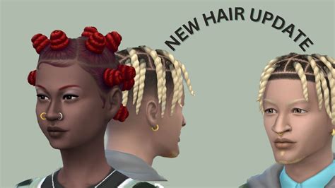 WOW NEW Sims 4 FREE Update Bantu Knots And Two Strand Twists Base
