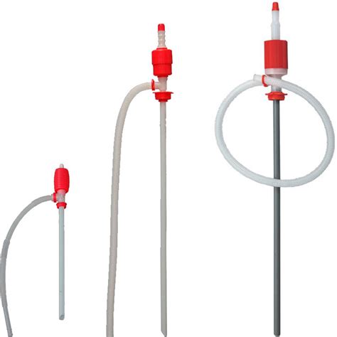Plastic Manual Siphon Oil Fuel Chemicals Liquids Fluids Transfer Pump