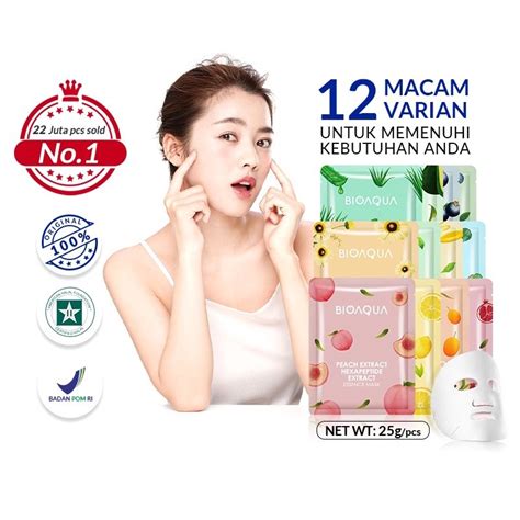 Jual BIOAQUA Sheet Mask Hydrating Essence Face Mask Brightening