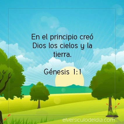 Imagen El versiculo del dia Génesis 1 1