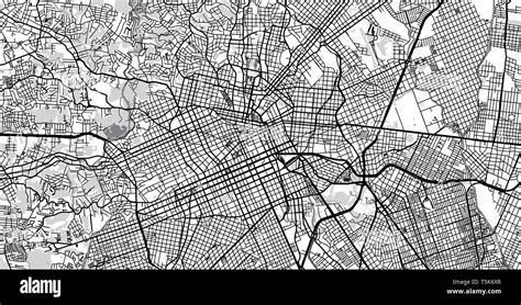 Vector Urbano Mapa De La Ciudad De Curitiba Brasil Imagen Vector De