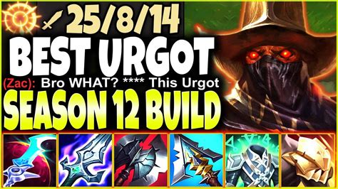 Best Season 12 URGOT Build Guide To CARRY 1v5 EVERY GAME LoL Top
