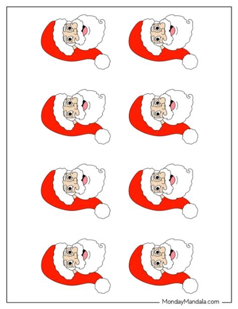 66 Santa Templates Free PDF Printables