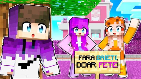 M Am Dat Drept FATA Pe Un Server De MINECRAFT Doar Pentru FETE YouTube