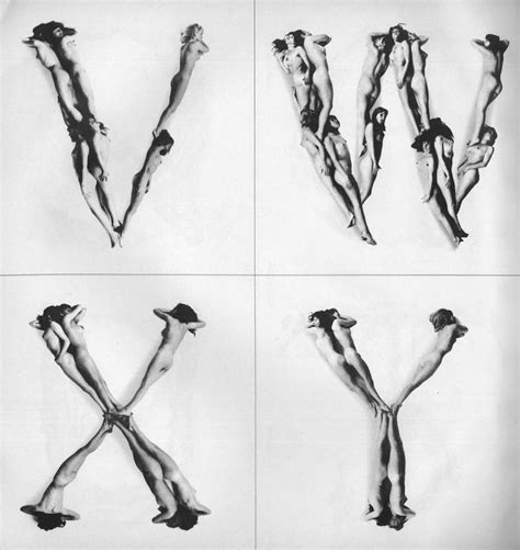A Naked Alphabet The Human Body As Typography NSFW Dangerous Minds