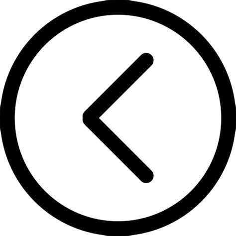 Left Arrow In Circle Outline Catalin Fertu Lineal Icon