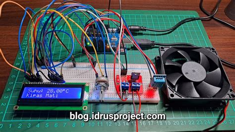 Membuat Kipas Angin Otomatis Menggunakan Arduino Uno Mosfet Dan Sensor