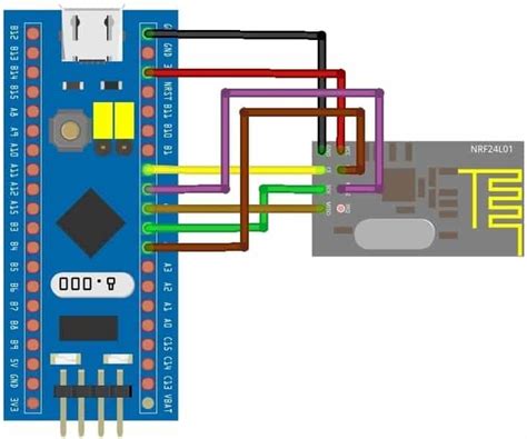 nrf24l01 testing circuit using arduino 48 off