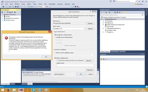 Sql Cannot Connect To Local Mdf Database C Stack Overflow