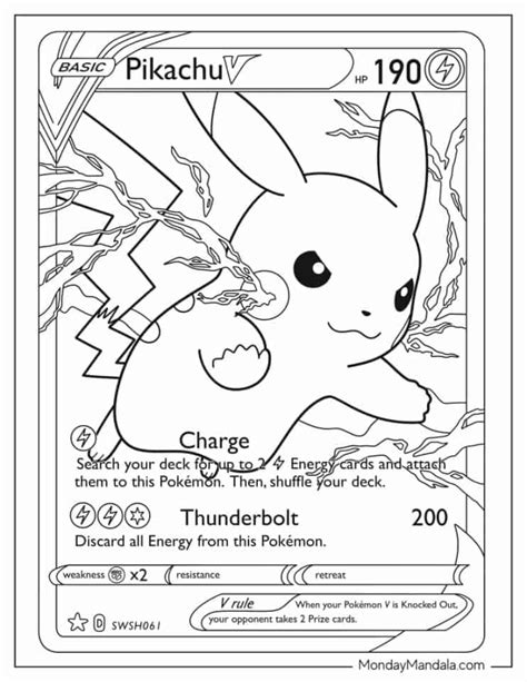 38 Pikachu Coloring Pages Free PDF Printables