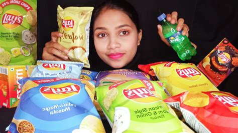 ASMR CHIPS 12 DIFFERENT FLAVORS EXTREME CRUNCH Lay S Testing