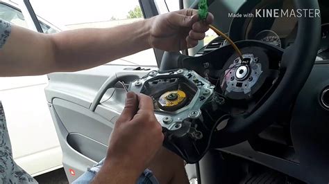HOW TO REMOVE MERCEDES BENZ VITO VIANO W639 STEERING WHEEL AIRBAG
