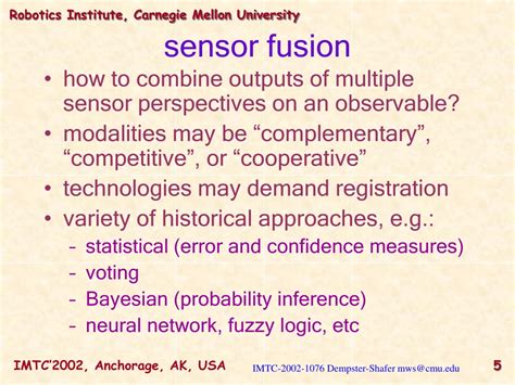 ppt sensor fusion using dempster shafer theory powerpoint presentation id 9624634