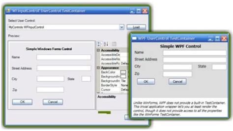 create a desktop application with c sharp wpf winform